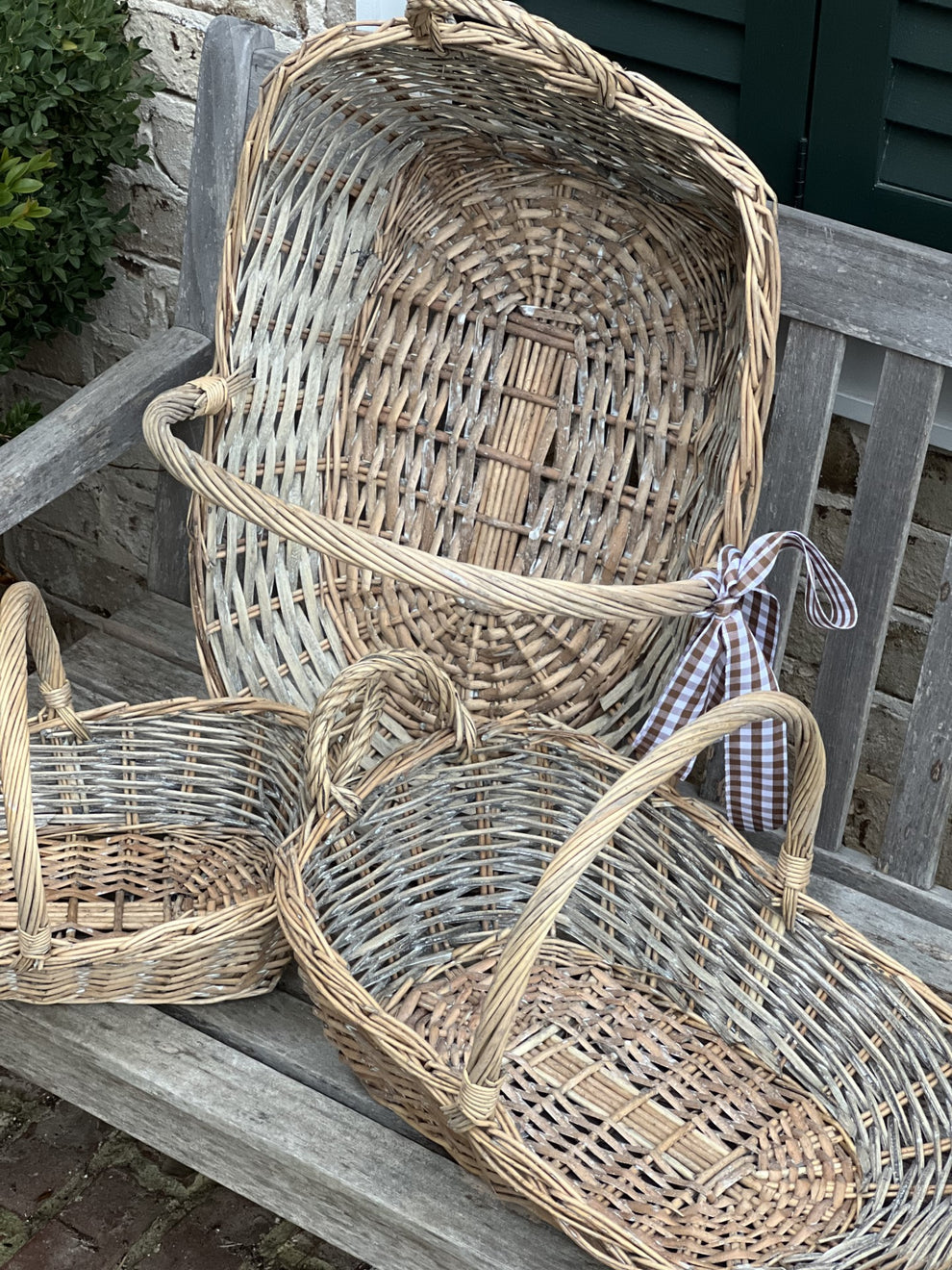 lovely flower picking baskets-3 sizes – Blessedmommahome